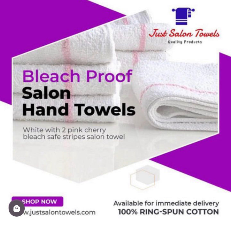 BLEACH PROOF SALON HAND TOWELS – Just Salon Towels USA